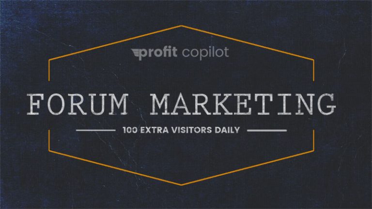 Forum marketing brings 100 visitors a day to new blog